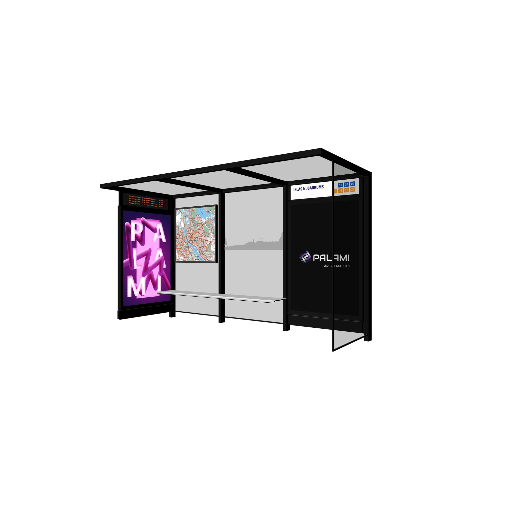 Bus Shelter OSLO L-Size | PALAMI
